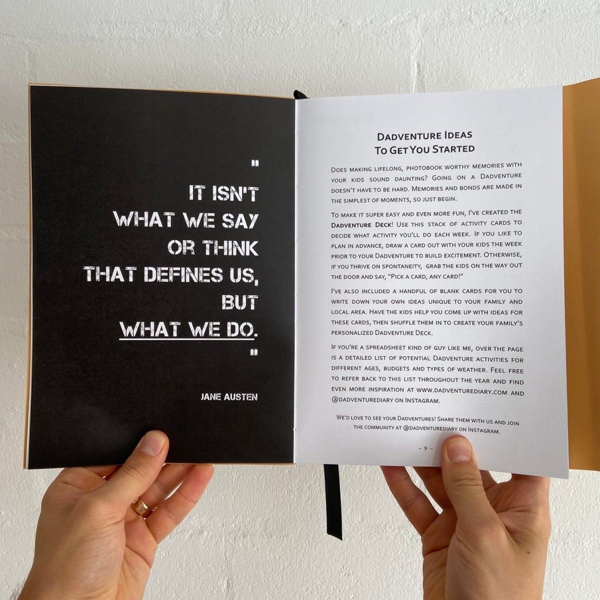 Dadventure Diary Gift Box Set with 50+ Activity Cards – Dad Certified®